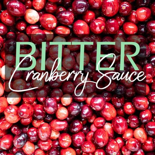 Bitter cranberry sauce? How to fix it quick!