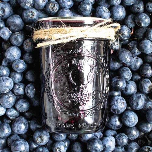 Blueberry syrup recipe (with canning instructions)